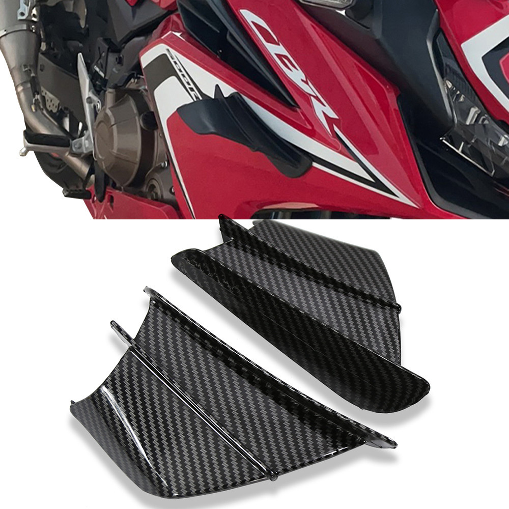 Motorcycle Winglet Aerodynamic Wing Kit Spoiler For HONDA CBR650R ...
