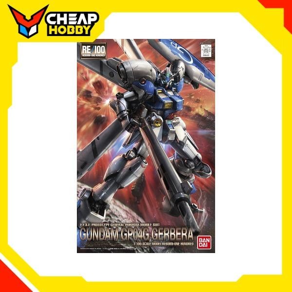 Genuine Bandai 1/100 RE/100 Gundam GP04 Gerbera 1/100 Assembly Model ...