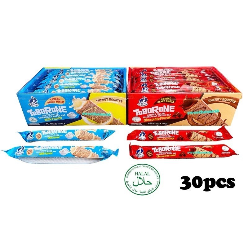 [1BOX] TWINFISH TOBORONE (CHOCOLATE / MILK) TOBLERONE CEREAL WAFER ...