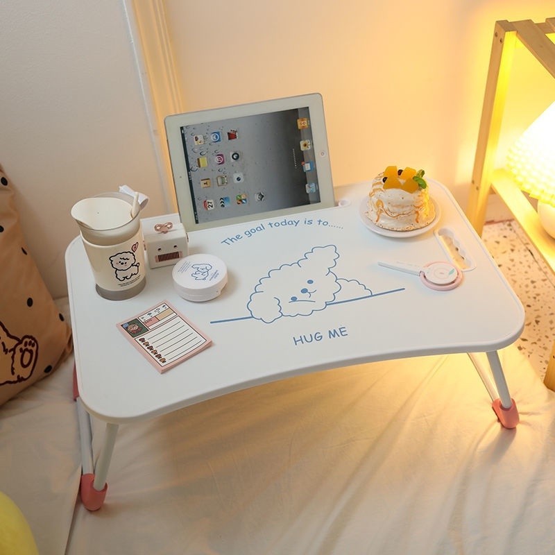 Simple on Bed Small Table Student Dormitory Foldable Laptop Desk ...