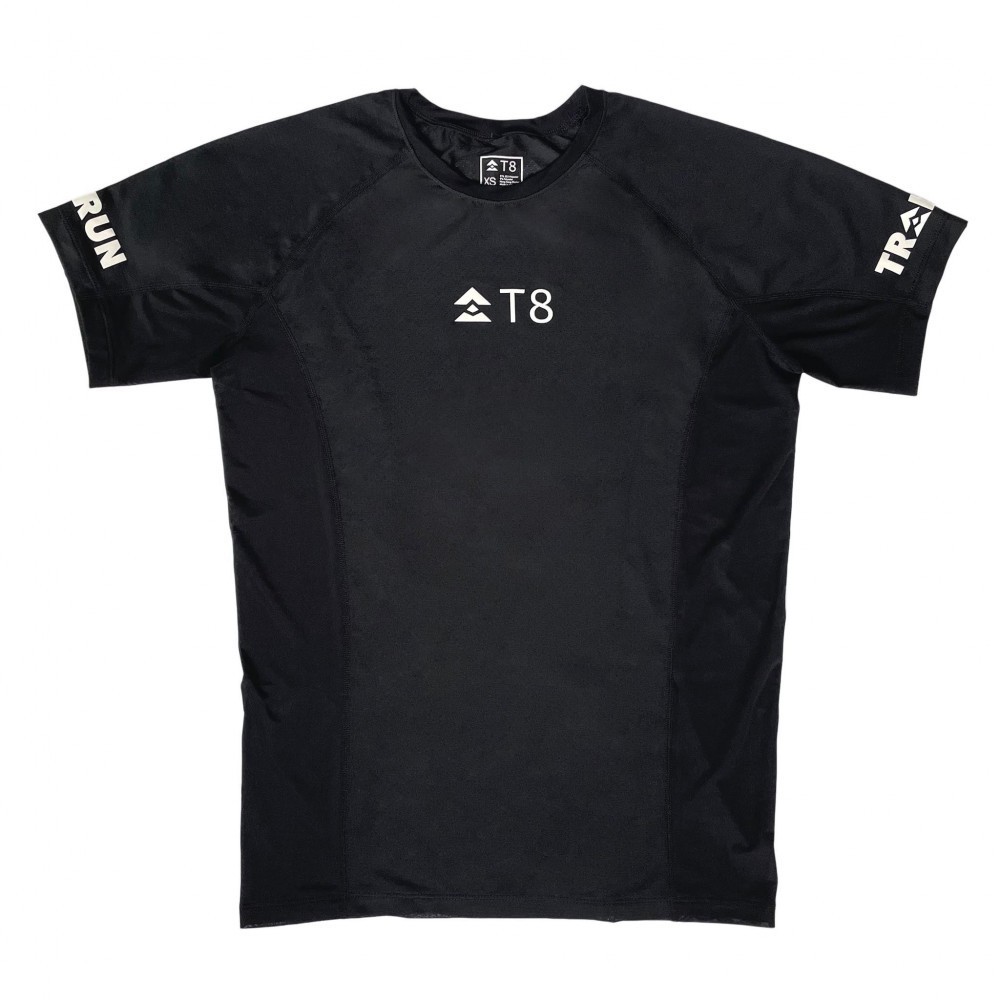 T8 Running Men's Iced Tee Shirt Black (2nd Edition Logo) | Shopee Malaysia