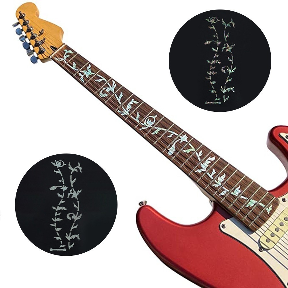 Fretboard Sticker Electric Guitar Fretboard Inlay 27.8*10cm Bass ...