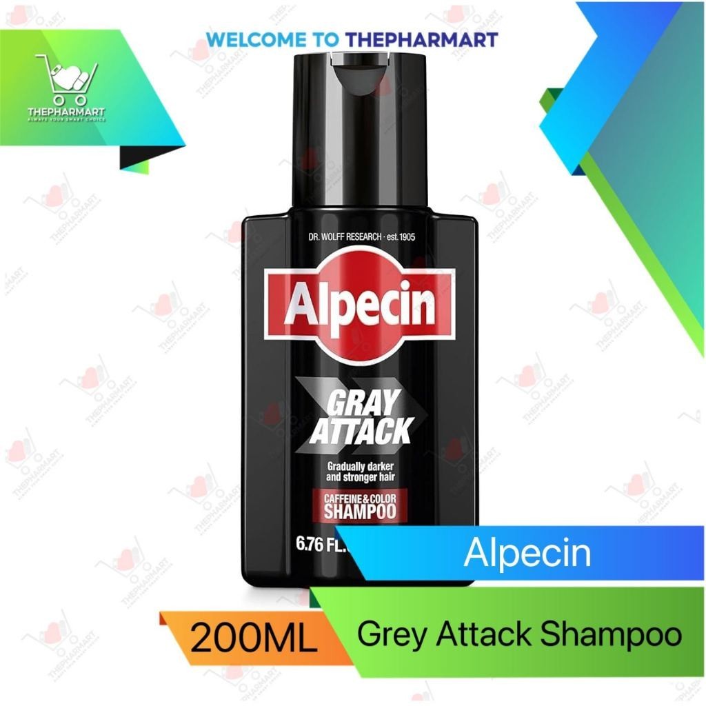 Alpecin Grey Attack Shampoo (200ml) | Shopee Malaysia
