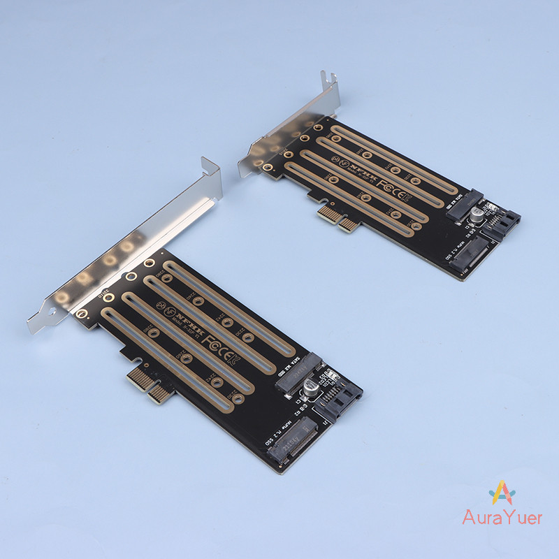 [AuraYuer] Add On Cards NVMe M.2 SSD To PCIe 3.0 4.0 X1 X4, SATA M.2 ...