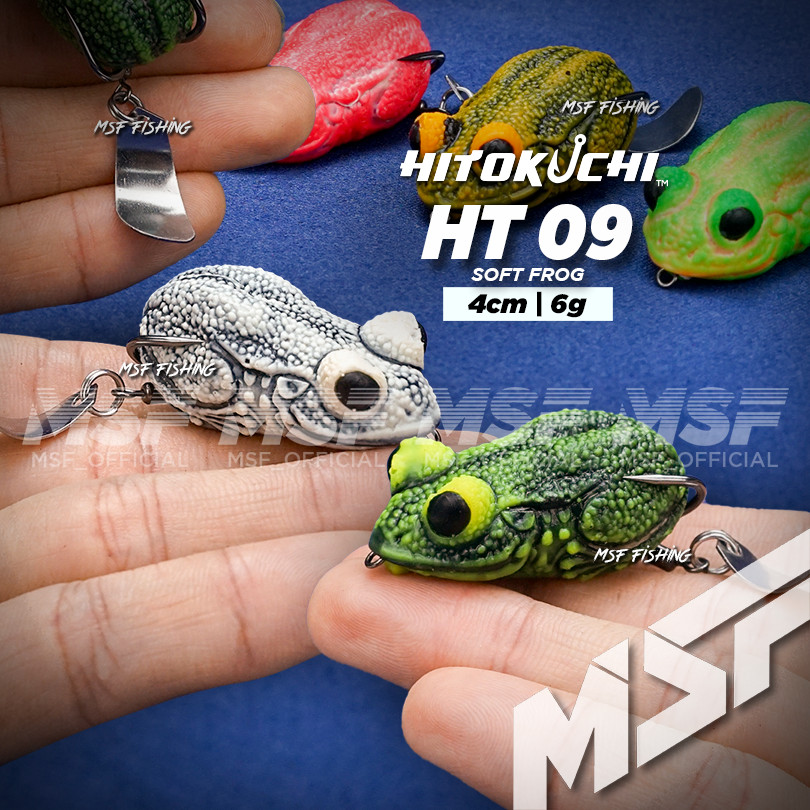 [MSF] Hitokuchi HT09 Soft Frog 4cm 6g Curut Haruan Umpan Tiruan Katak ...