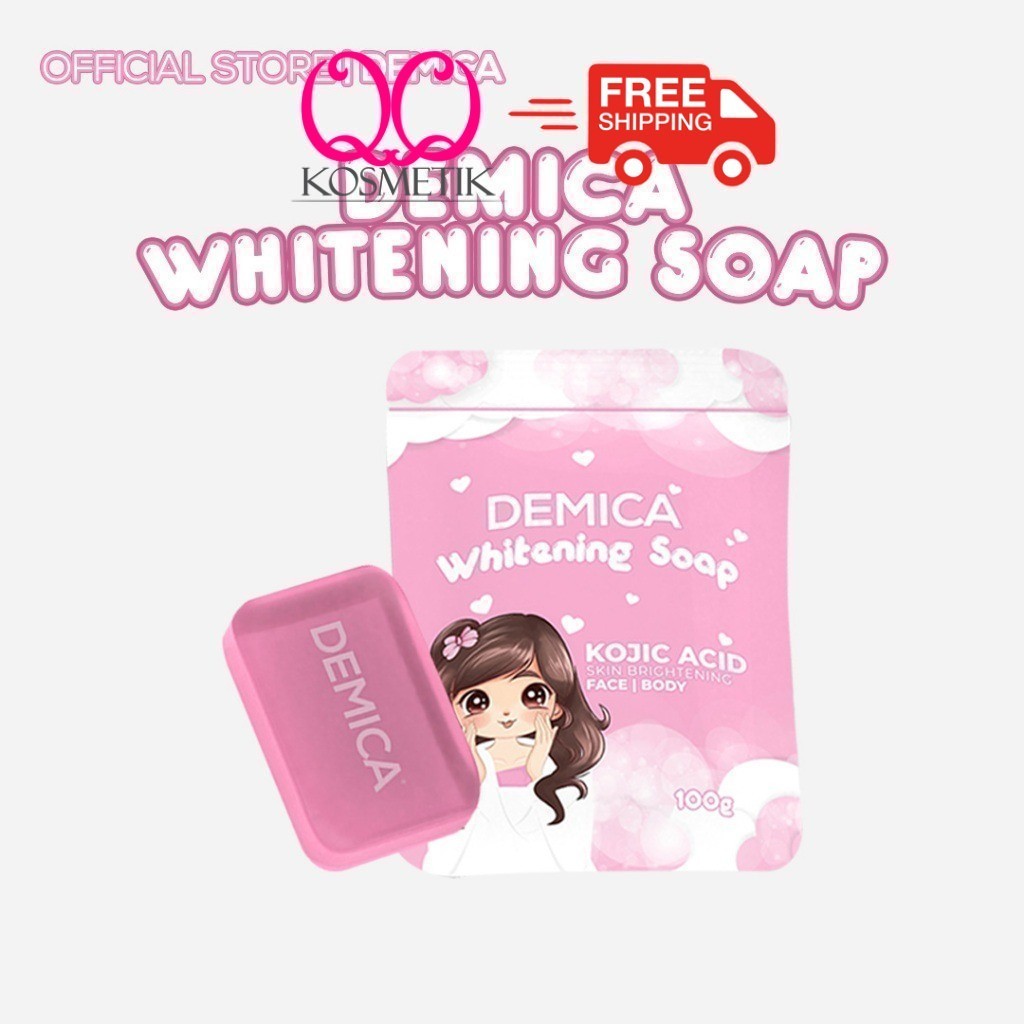 NEW !! DEMICA Whitening Soap 100gm Skin Brightening Face Body Sabun ...