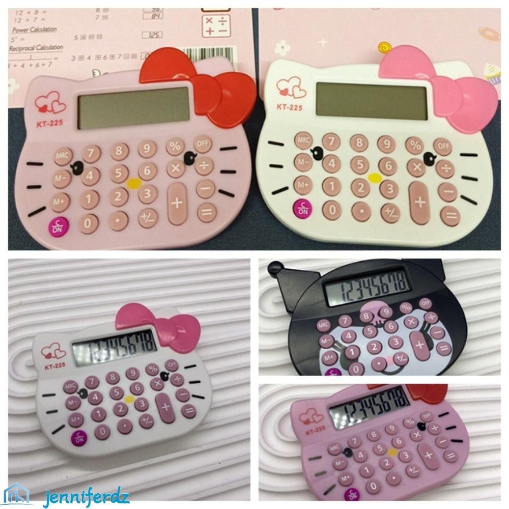JENNIFERDZ Cartoon Kuromi 8 Digits Calculator, 8 Digits Kuromi Cartoon ...