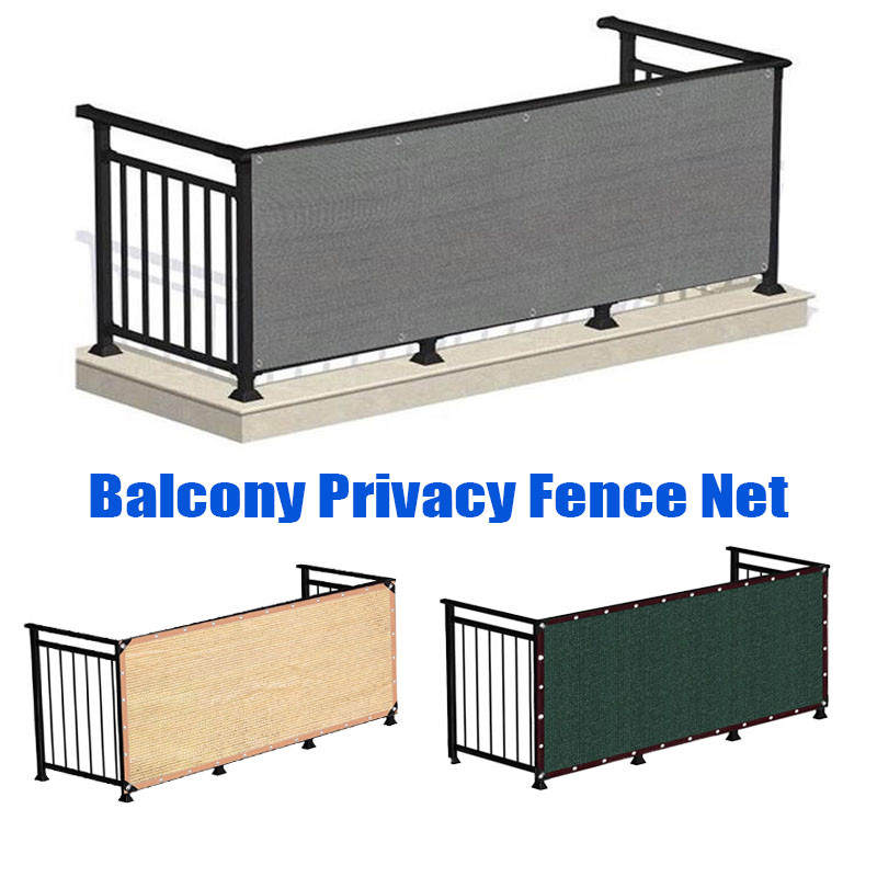 Balcony Privacy Fence Net Sun Shade Net Privacy Screen for Backyard ...