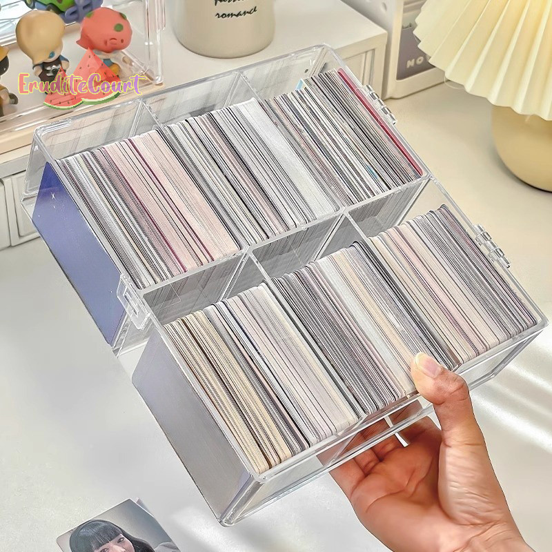 [ECM] Compartment Flip Box Acrylic Transparent Display Box Blind Box ...