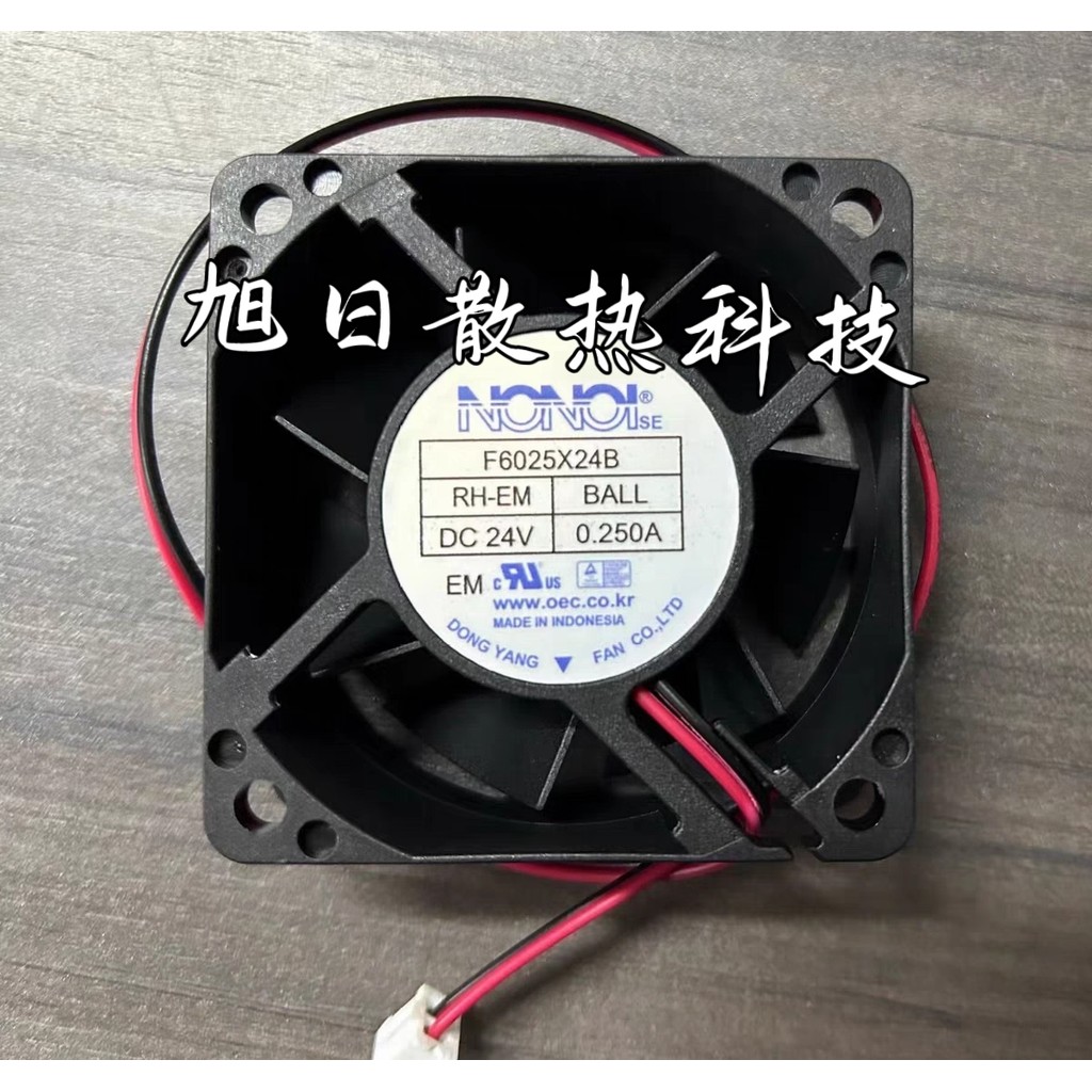 Brand New South Korea NONOI F6025X24B 6CM /cm 24V 0.250A Inverter Cooling Fan | Shopee Malaysia