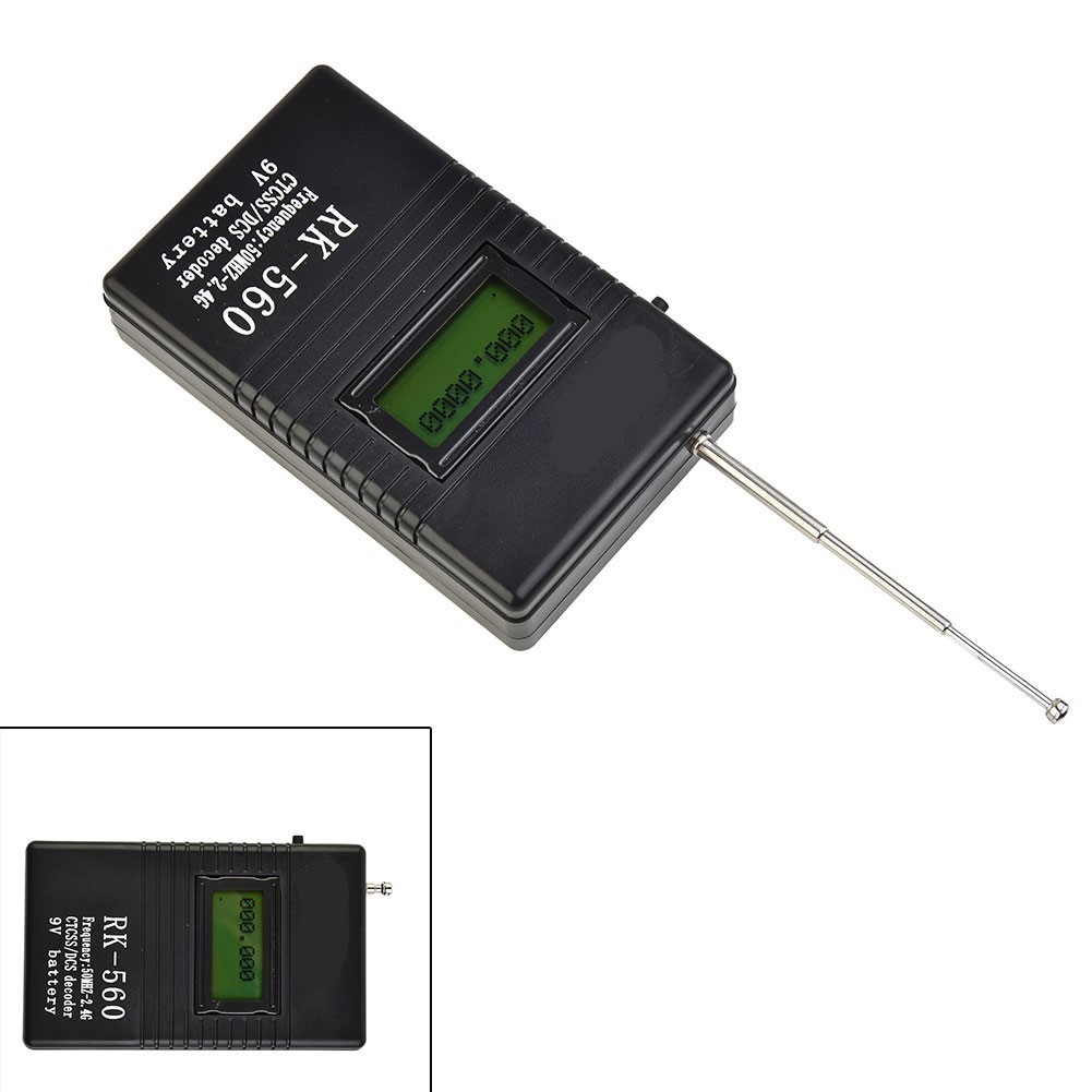 [DRM] Portable Frequency Counter RK-560 50MHz-2.4GHz Tester CTCSS DCS ...