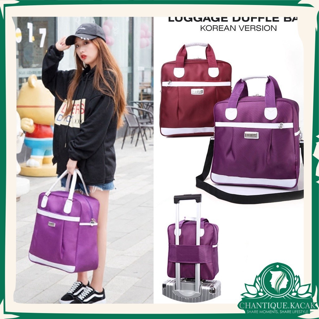 CK Beg Baju Travel Duffle Bag Murah Travelling Trendy Waterproof Large ...