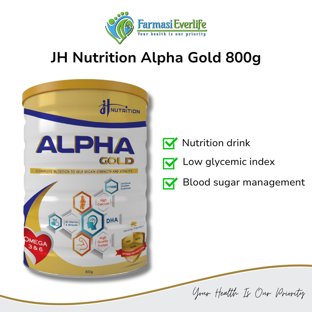JH Nutrition Alpha Gold 800g -Susu Tambahan JH Nutrition | Shopee Malaysia