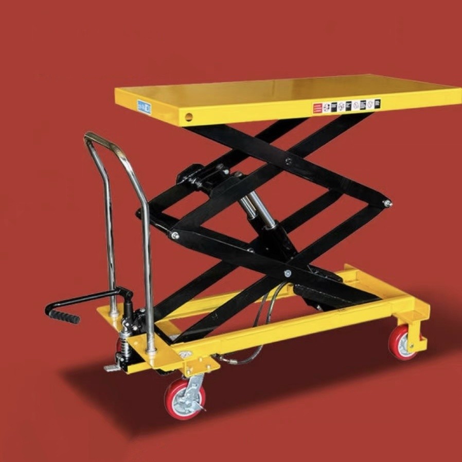 Manual hydraulic lifting platform trolley, mold platform trolley ...