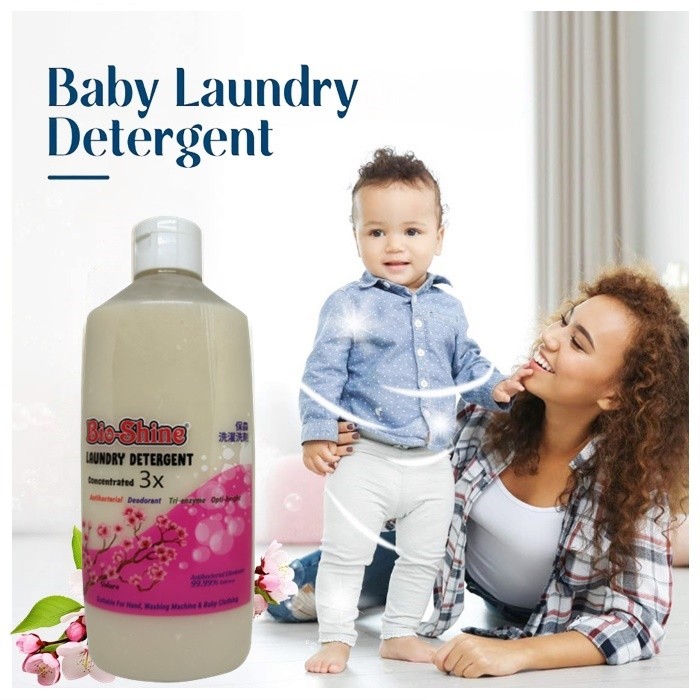 Bio-Shine Anti Bacterial Baby Liquid Detergent Aromatic Sakura 800ml ...