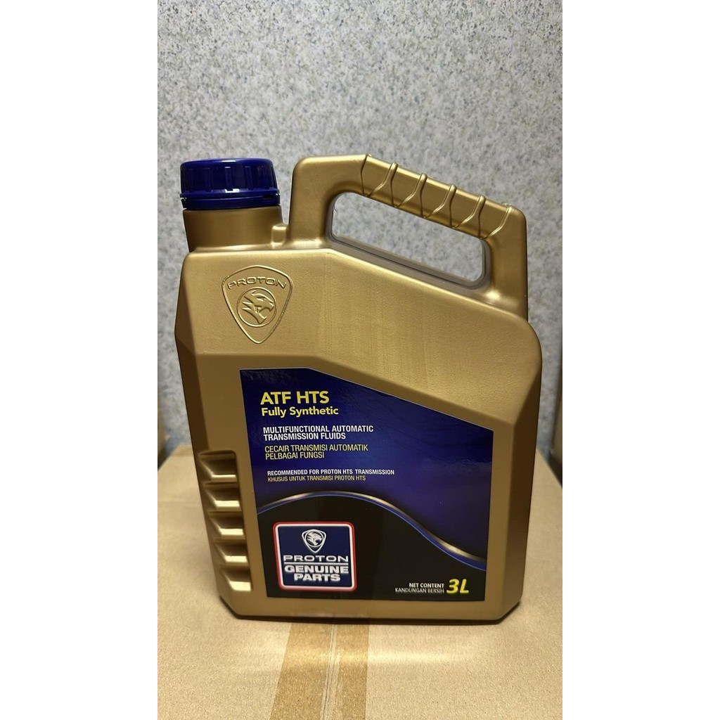 100% ORIGINAL PROTON ATF HTS FULLY SYNTHETIC AUTO TRANSMISSION OIL(3L ...