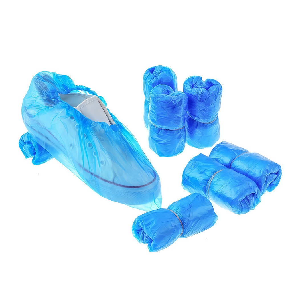 【100pcs】Disposable Plastic Shoe Covers / Waterproof and Rainproof Shoe ...
