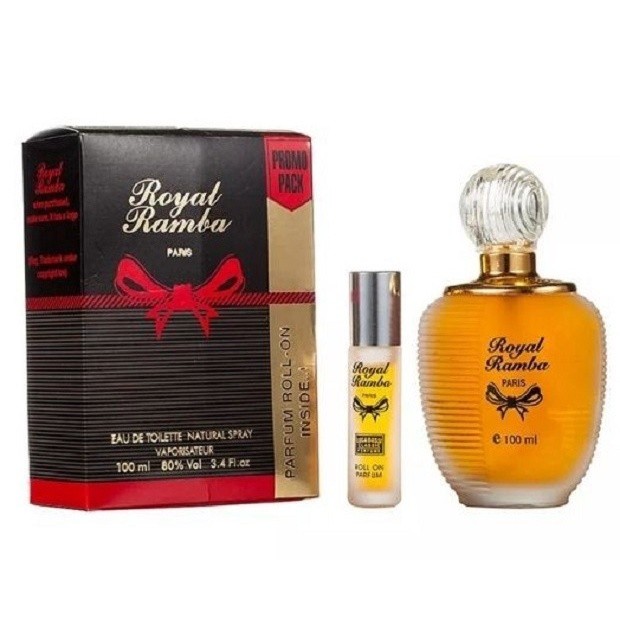 ROYAL RAMBA COMBO SET PARIS EDT 100ML FOR MEN PERFUME ( MINYAK WANGI ...