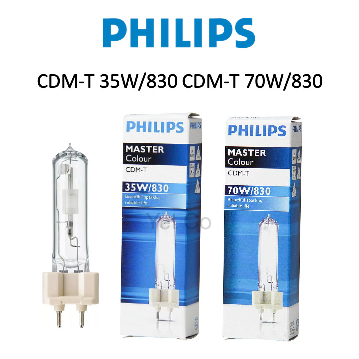 Philips Master Colour CDM-T G12 35w/830/930 70w/830 Bulb Warm White ...