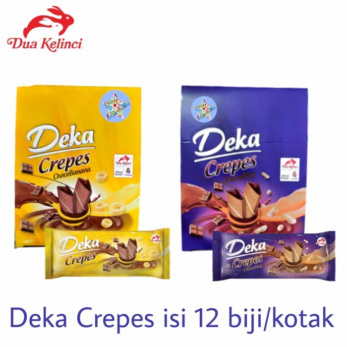 Deka wafer Roll contains 24 pcs | Deka Crepes 1 BOX Contains 12 pcs ...