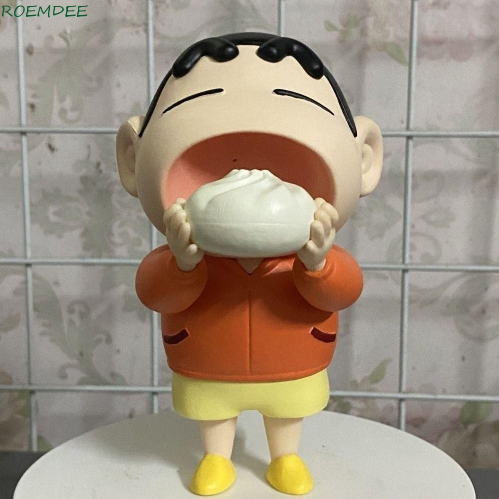 ROEMDEE Shin-Chan Action Figure, Q Version Open Mouth Wide Crayon Shin ...