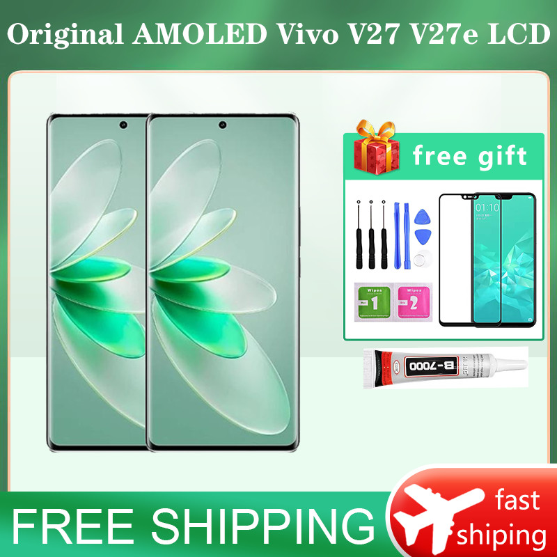 Original AMOLED Vivo V27 V27e LCD Display Touch Screen Replacement ...