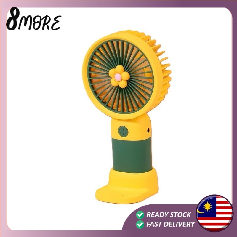 [A8more] Portable Hand Table Mini Clip Fan USB super Fan Flower Fan ...