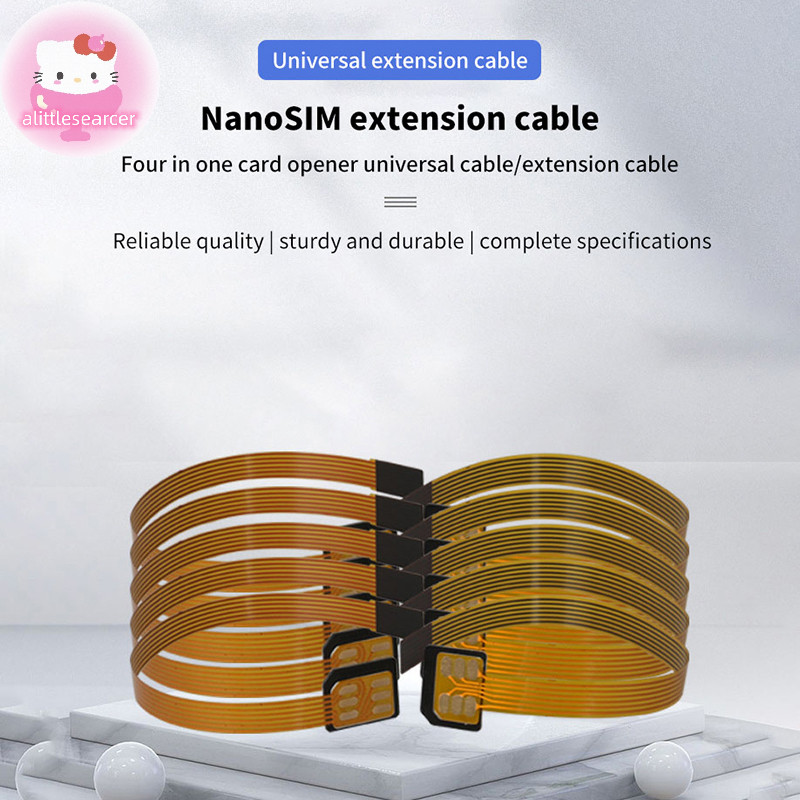 alittlesearcer Nano 4FF Sim card Converter FPC Extension Cable to Nano ...