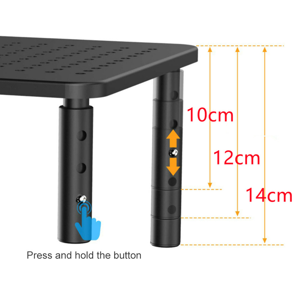 Laptop Stand with Airflow Vents Computer Rack Monitor Stand for Desk PC ...