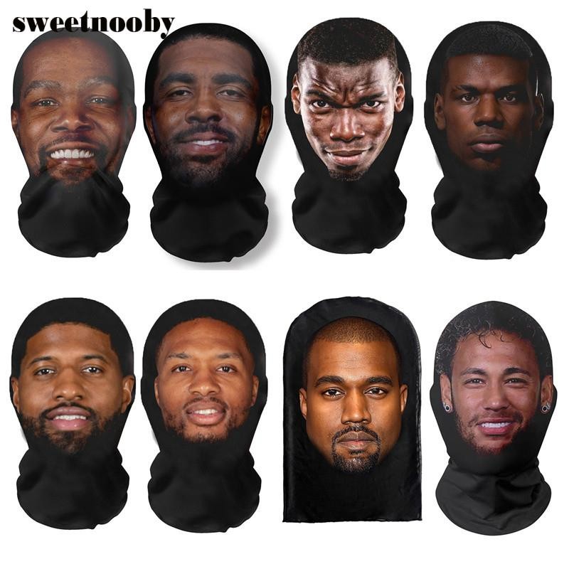 3D Full Face Mask Speed/Kanye Simulation Superstar Funny Headgear for ...