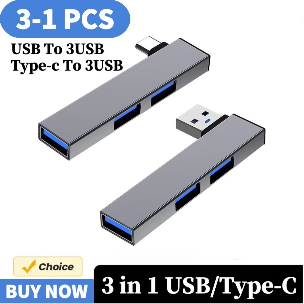 3 in 1 USB Docking Station - USB 3.0/Type-C 3.0 To 3USB - Aluminum ...