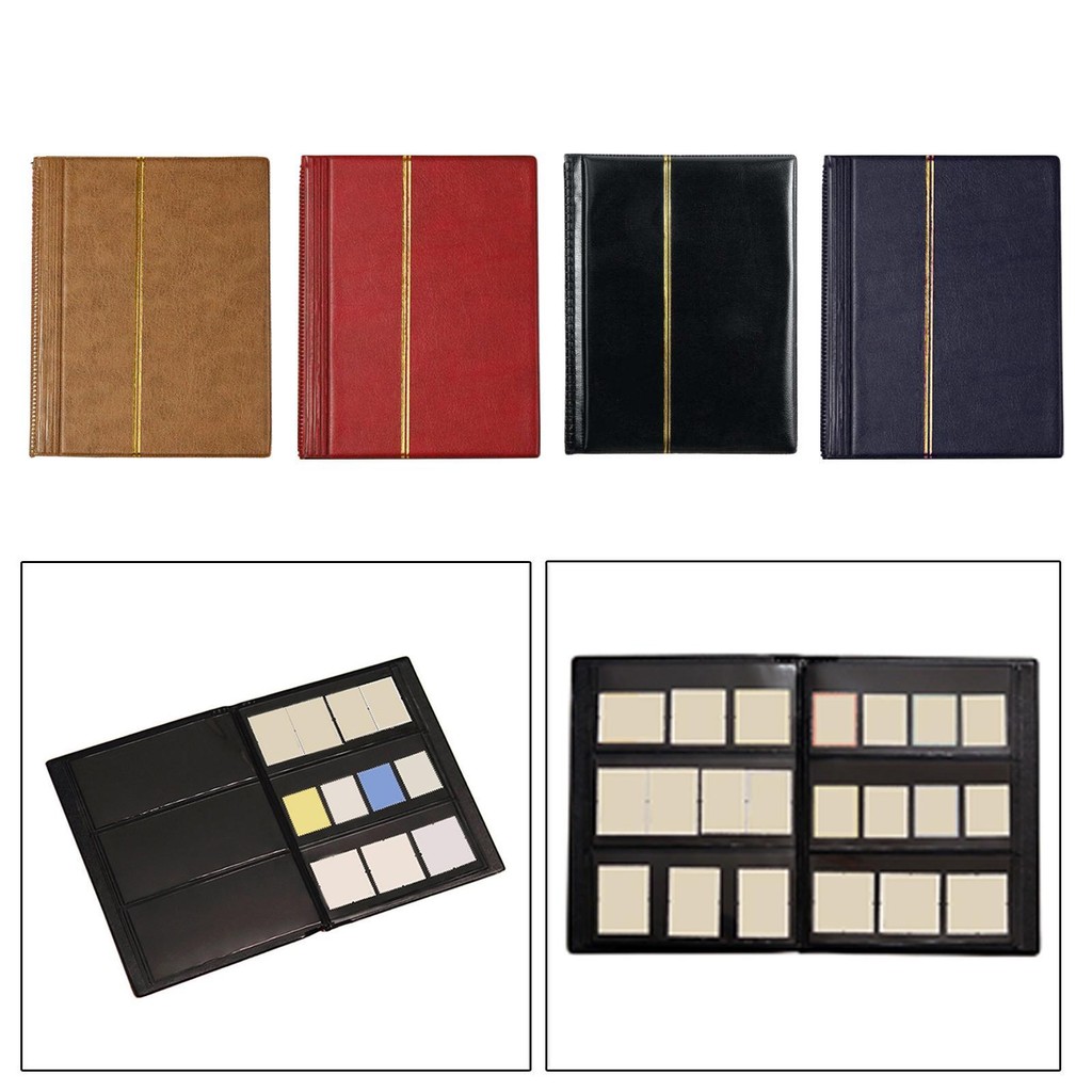 [dlqnylu] Double-Sided Stamp Album 10 Sheet (20 ) Collecting Stamp S ...