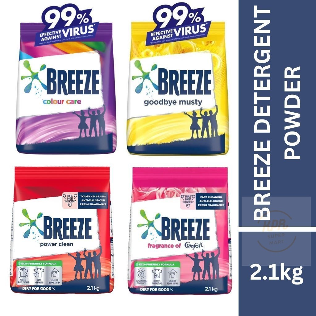 BREEZE Powder Detergent (2.1kg) | Shopee Malaysia