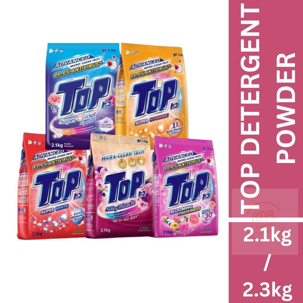 TOP Detergent Powder Laundry (2.1kg) | Shopee Malaysia