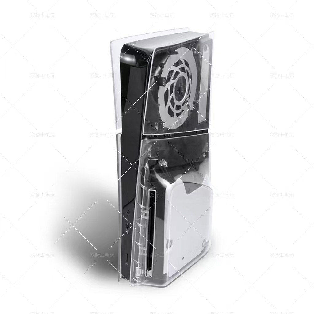 for PS5 Slim Transparent Color Case Slim Replaceable Panel Slim ...