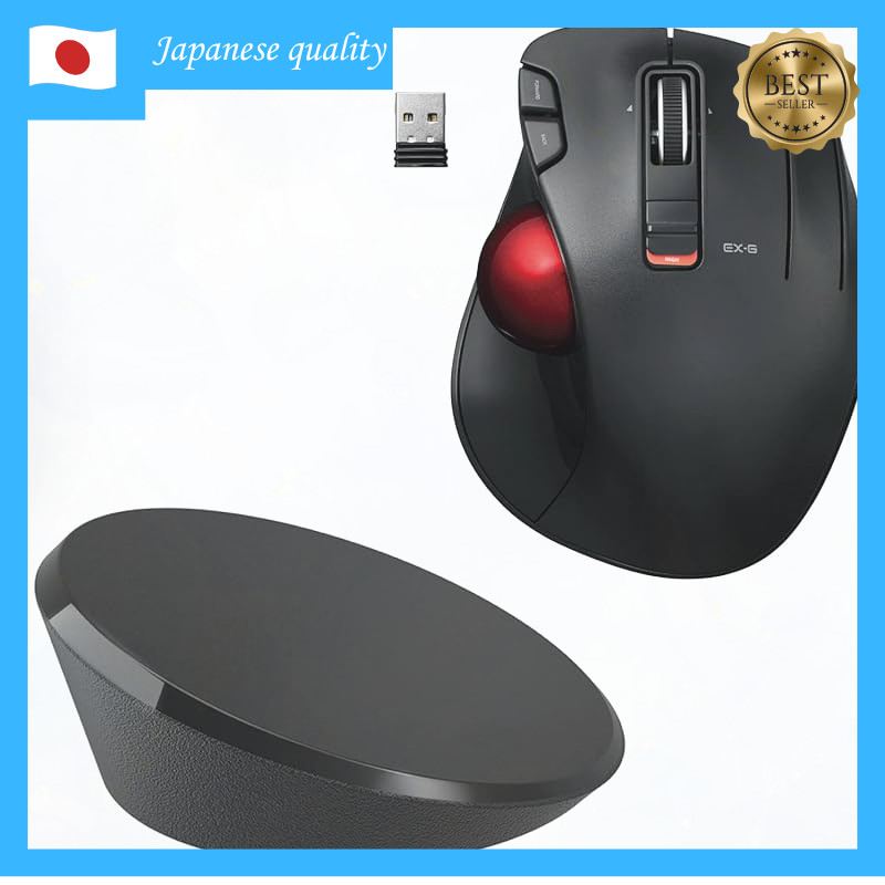 Elecom Wireless Trackball Mouse with 6 Buttons and Tilt Function - Black | Shopee Malaysia