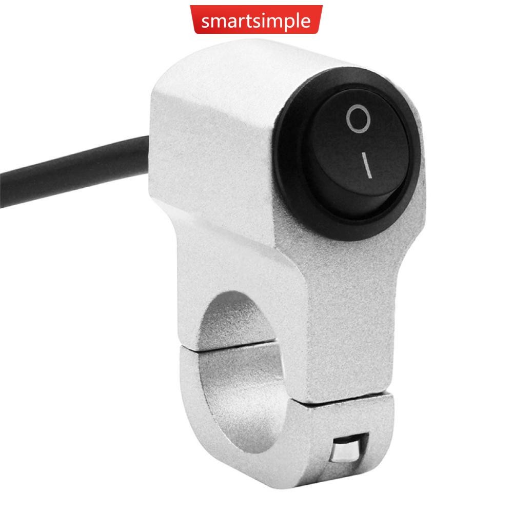 SMARTSIMPLE 7/8in Aluminum Alloy Motorcycle Handlebar Headlight Switch ...