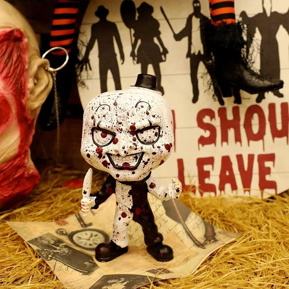 Halloween Terrifier Clown Statue Creepy Horror Movie Figure Creepy ...