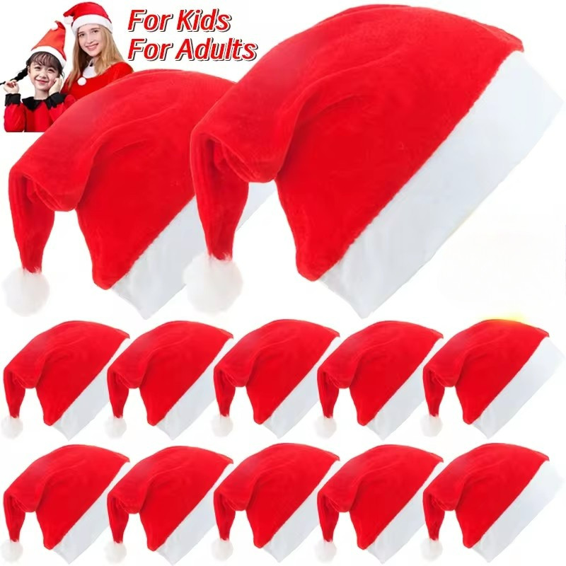 Christmas Decoration Products - Adults Kids Christmas Hats - Non-woven ...