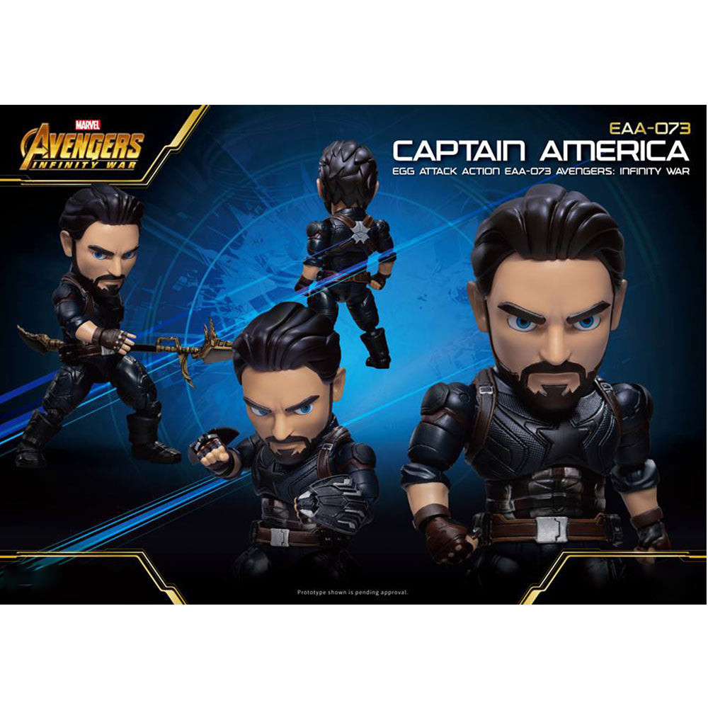 Beast Kingdom EAA-073 Marvel Avengers Infinity War: Captain America Egg ...