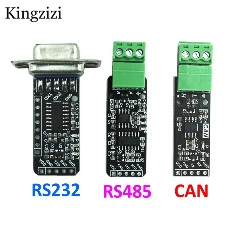 RS232 RS485 CAN Bus To TTL Serial Port Converter Adapter Communication Module for ...