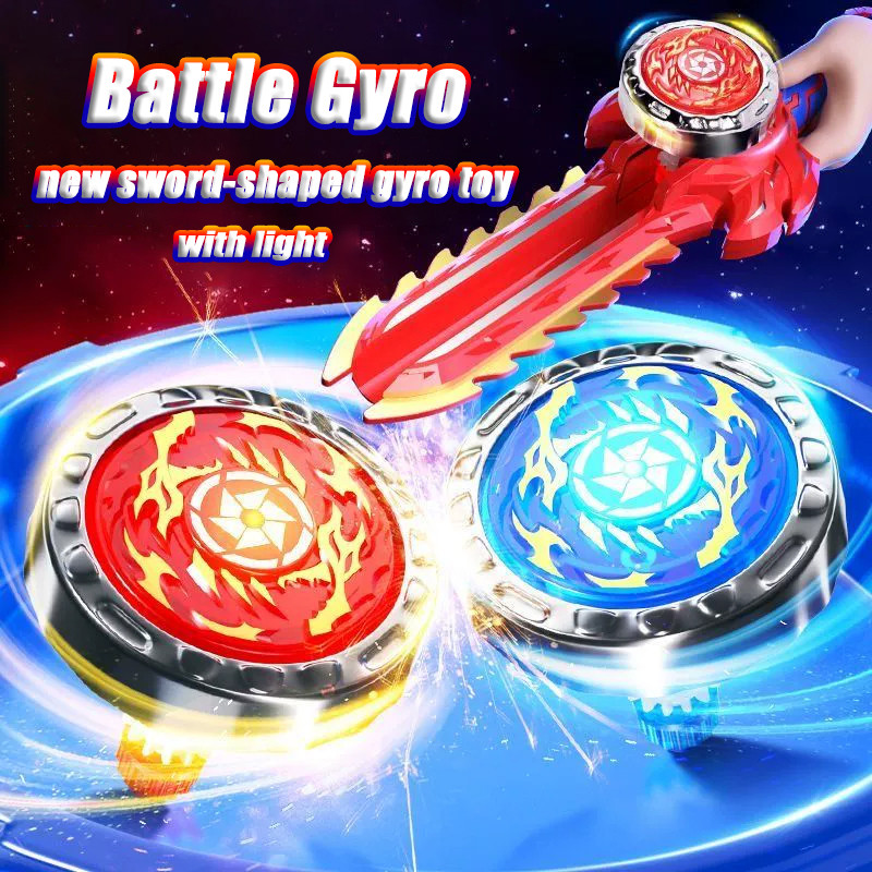 New sword-shaped Gyroscope toy Sword Launcher Spinning Top multiplayer ...
