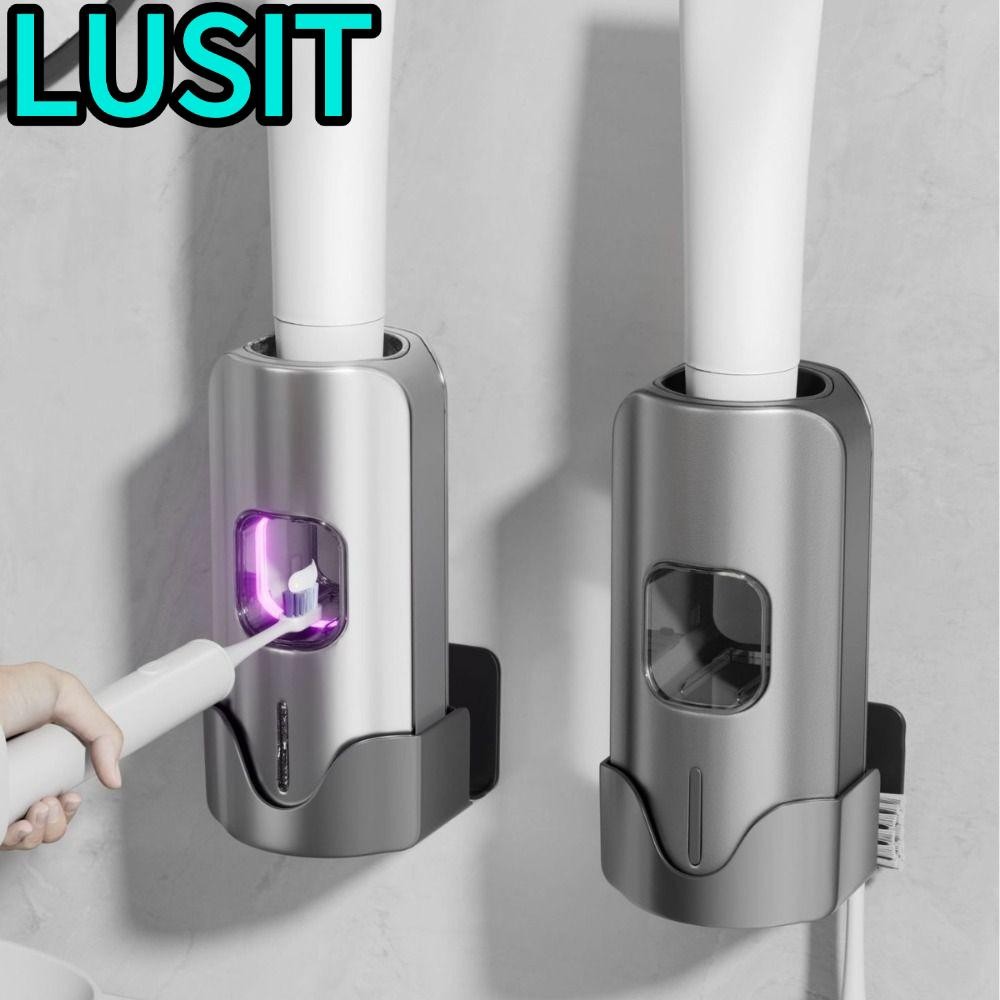 LUSIT Toothpaste Dispenser, Smart Automatic Toothpaste Squeezer, Wall ...