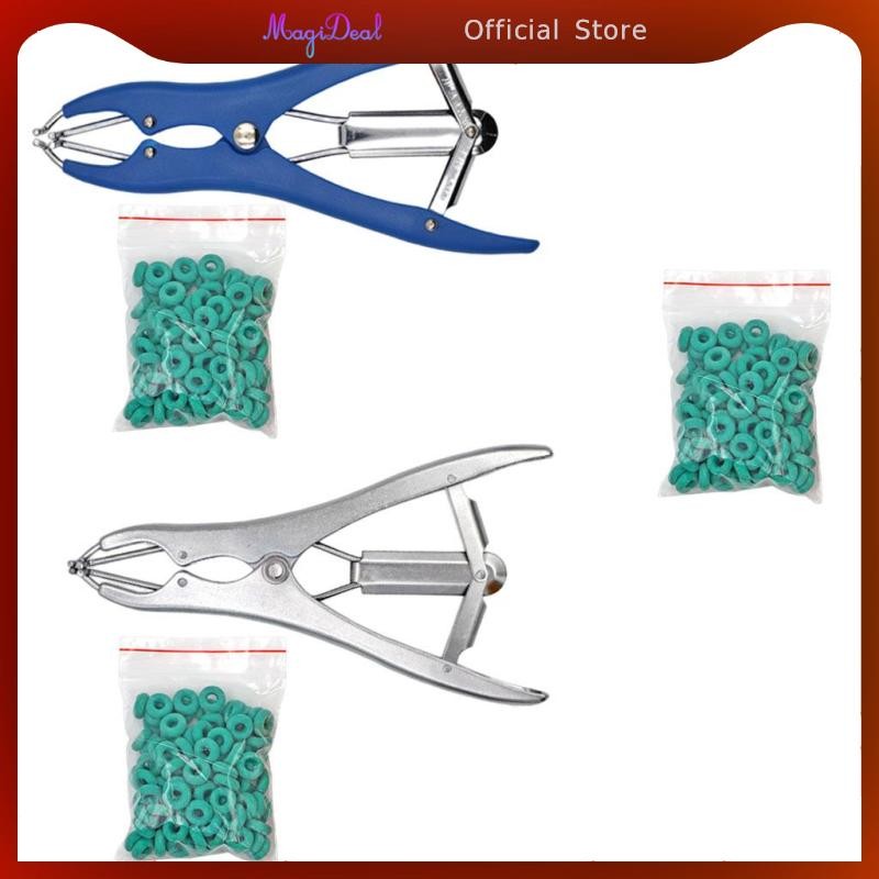 MagiDeal Animal Castration Pliers, Castration Banding Tail, Farm Animal Tool Pig Piglet Cutting ...