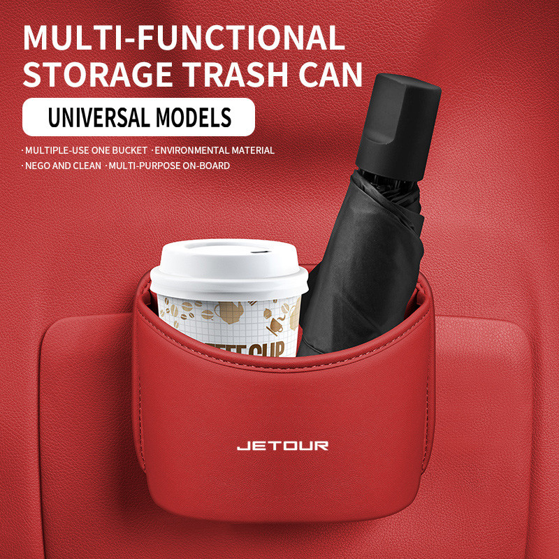 Jetour Dashing X-1 Plus DTC IDM car leather trash can Umbrella storage ...