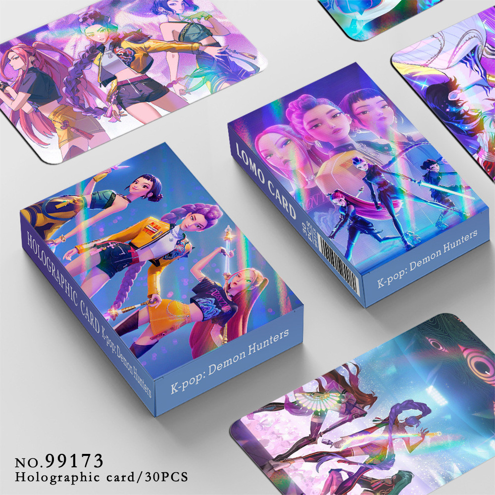 K-Pop Demon Hunters Lomo Card Photocard HUNTR/X Saja Boys Idol ...
