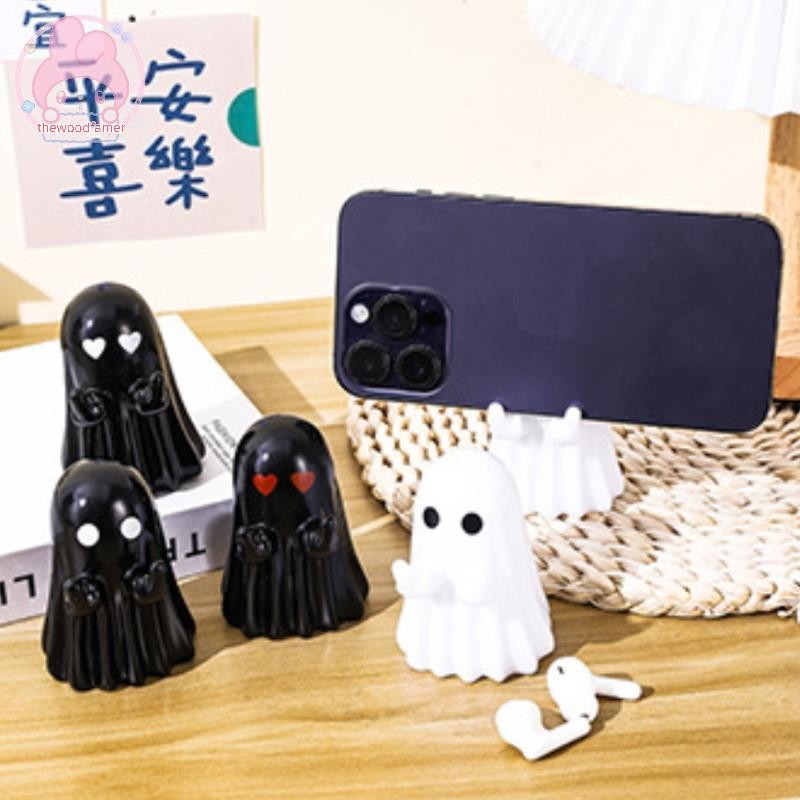 thewoodfamer 1 Piece Cute Small Horror Ghosts Halloween Home Decoration ...