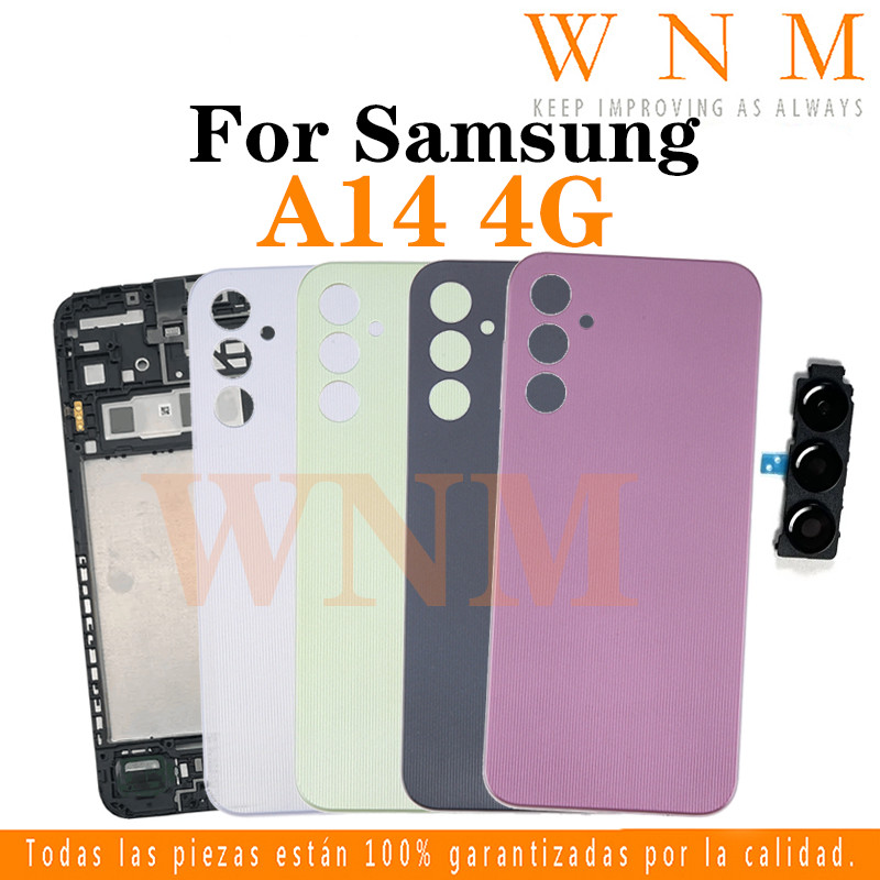 For Samsung Galaxy A14 4G A145 A145F LCD Front Frame Bezel Back Battery ...