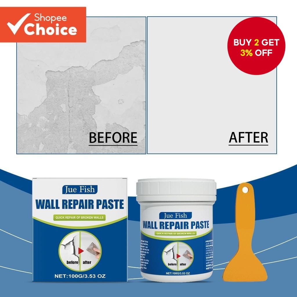 Wall Repair Paste - 100g Drywall Mending Agent Cream for Peeling Paint ...