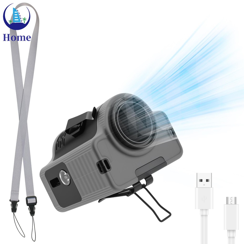 Body Fan with 5 Speed Flashlight Easy to Wear Waist Fan with LED Light ...